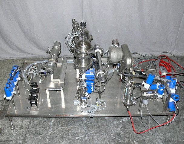 Biotek Systems Chromatography Skid w/ Micro Motion CMF010M321NABAEZZ Sensor
