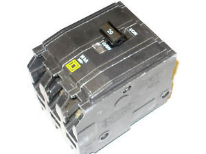 Square D Qo320 New Circuit Breaker Plug-In 20 Amp 3 Pole 120/240 Vac ...