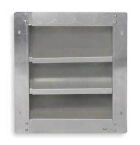 Fixed Height Adjustable Width Intake Louver Dayton 2FTV4 - SPW Industrial