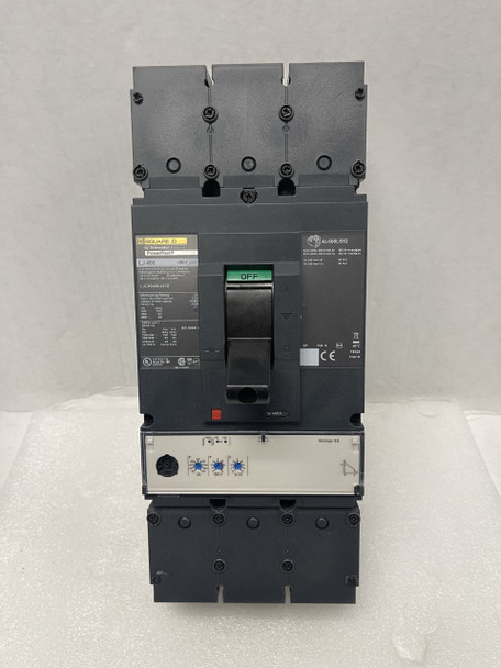 Square D PowerPact Circuit Breaker LJA36400U31X 400 Amp / 600 Volt / 3 Pole - SPW Industrial