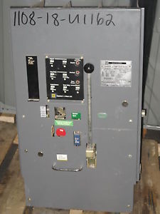 Square D Ds632 600 V 2400 A Amptector I L/S/I/G Air Circuit Breaker ...
