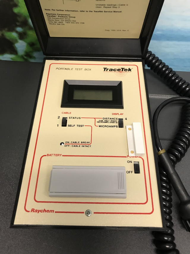 TraceTek RAYCHEM TT-PTB1000 Portable Test Box - SPW Industrial