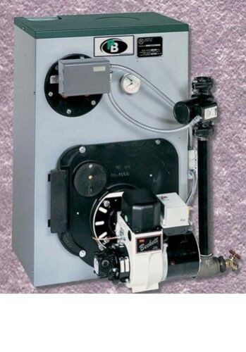 Peerless WBV-03-WPCT Hot Water Boiler w/ Beckett Oil Burner 119K BTUH ...