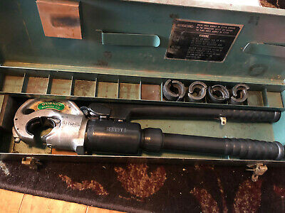 Burndy Y35 Hypress 12 Ton Hydraulic Self Contained Crimper With Case ...