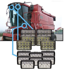 Led Combine Light Kit, Case / Ih Combines - SPW Industrial