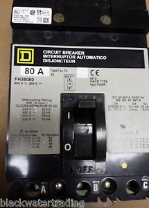 Square D Fh36080 Pulled From Panel 600 Volt - SPW Industrial