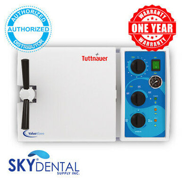 New Tuttnauer Valueklave 1730M Autoclave 3 Trays 7 X 13 Chamber 1 Year ...