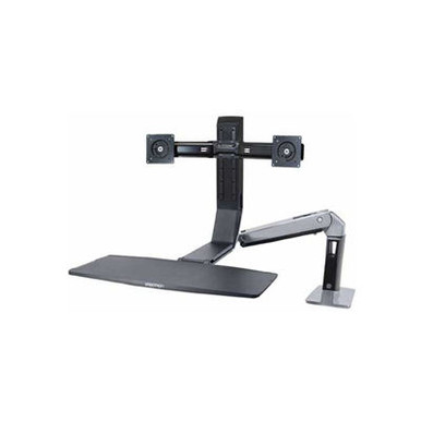 Ergotron- Workfit-A Dual Standing Desk Workstation - SPW Industrial