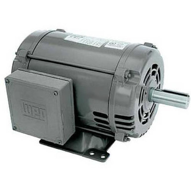 WEG General Purpose Single Phase Motor, 00718OS1F215T, 7.5HP, 1800RPM ...