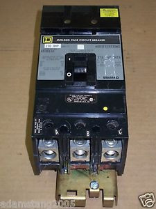 Square D Ka Ka36150 3 Pole 150 Amp Circuit Breaker Gray Chipped By Lugs ...