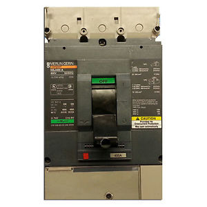 Merlin Gerlin Nsj400A 400 Amp 600 Volt 3 Pole Circuit Breaker --Mse ...