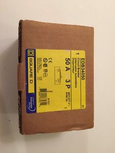 Edb34050 Square D 50Amp Three Phase Circuit Breaker - SPW Industrial