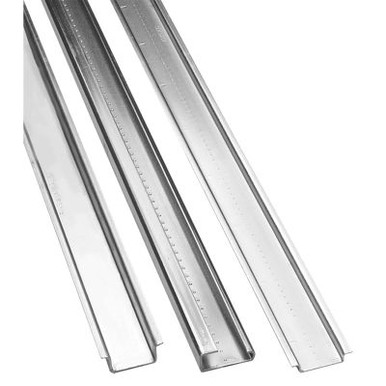 Hoffman ADNR1, Mtg Rail, Din 1 Ts32, Steel/Zinc - SPW Industrial