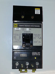Square D Ka36150 Circuit Breaker, 150 Amp, I-Line - SPW Industrial