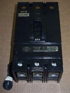 Square D Kal 3 Pole 175 Amp Kal361751021 Shunt Circuit Breaker Kal36175 ...