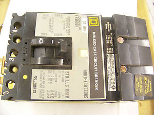 Square D Fa36030 Molded Case Circuit Breaker 3 Pole 30 Amp I Line 600 ...