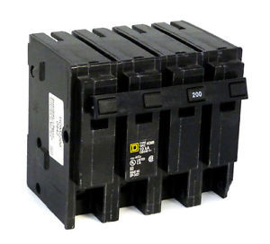 Used Square D Hom2200 Hom 2 Pole 200 Amp Circuit Breaker - SPW Industrial