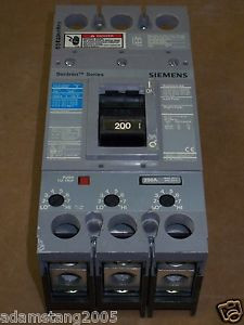 Ite Siemens Fxd6-A 3 Pole 200 Amp 600V Fxd63B200 Circuit Breaker Fxd ...