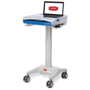 Capsa Healthcare M40 Non-Powered Mobile Laptop Cart - SPW Industrial