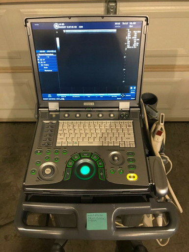 GE LOGIQ E PORTABLE ULTRASOUND W/PROBES 3S 12L L8-18I logic E w/ cart ...