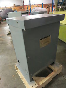 Powerformer 30 Kva 480 Delta To 208Y / 120 223-3134 Transformer 3Ph ...