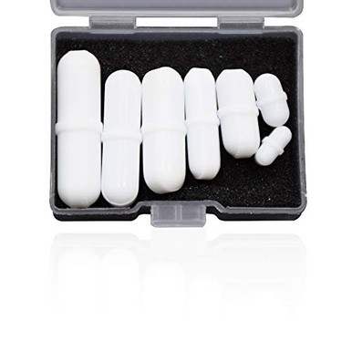 PTFE Magnetic Stirrer Bar, B Type Teflon Stir Bar for Lab Magnet Mixer ...