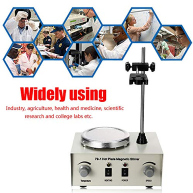 Magnetic Stirrer Hot Plate Mixer and Adjustable Lab Heating Plate, Lab ...