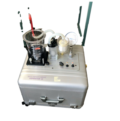 Wells Johnson Medical Vacuum Suction Aspirator III Portable Pump System ...