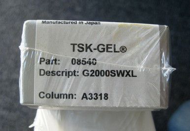 NEW SEALED Tosoh TSKgel G2000SWXL Column 5um 7.8 x 150 mm TSK-GEL 08540 ...