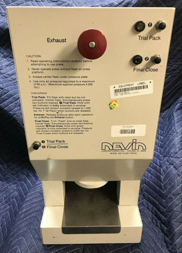 NEVIN 832 Denture Flask Press - SPW Industrial