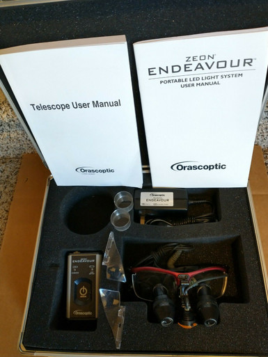 Orascoptic Zeon Endeavour Portable LED Light System with Rudy Project ...