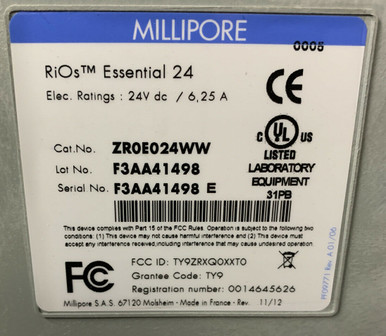 Millipore RiOs™ Essential 24 Water Purification System - SPW Industrial
