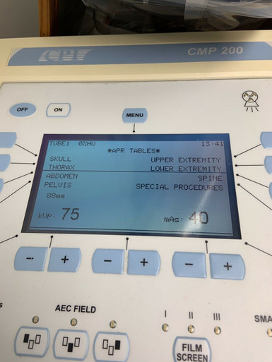 2008 Cpi Cmp 200 Xray System, Pausch Elevating Table, Wall Stand And ...