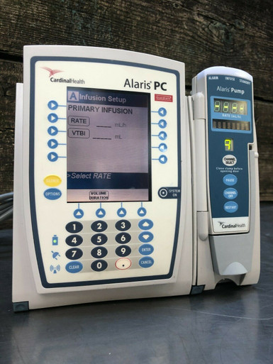 `-Lot- Alaris Pc 8015 Control Unit - 8100 Infusion Pump Module