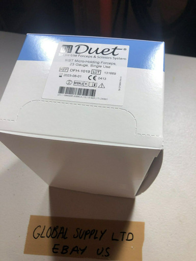 23G Single-Use Mst Micro-Holding Forceps, Curved Dfh-1019 New