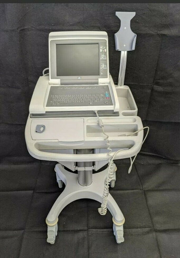 Ge Mac 5500 Ecg Ekg Analysis System With Cart