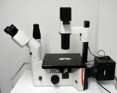 Leica Dmil M Inverted Microscope Trinocular Photo Fluorescence Phase ...