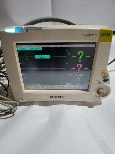 Philips Mp30 Intellivue Color Patient Monitor M3001A M8002A Module ...