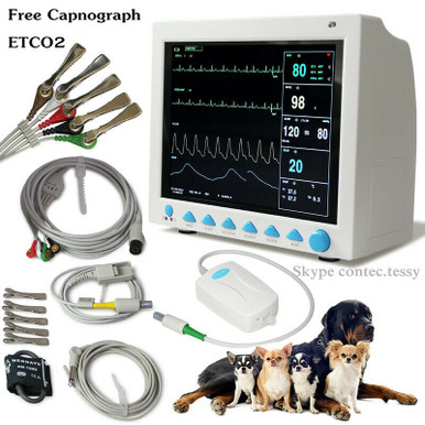 Cms8000 Co2 Veterinary Patient Monitor Capnograph Vital Signs 7 ...