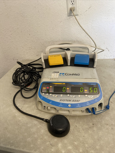 Conmed 5000 Generator With Footswitches + Power Cord