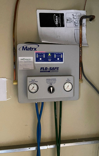Matrx Flo-Safe Manifold Flowmeter System Control With Alarm And Regulators