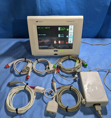 Spacelabs Ultraview Sl Monitor (91369) With Module (91496), Cables ...
