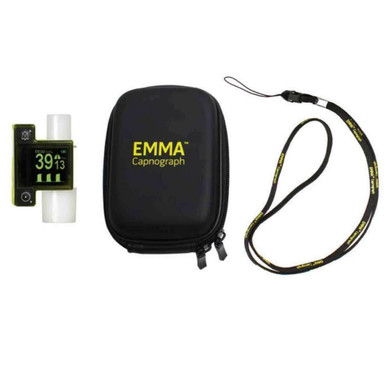 New Masimo Emma Mainstream Capnograph Kit (Displays Numbers And Waveforms)