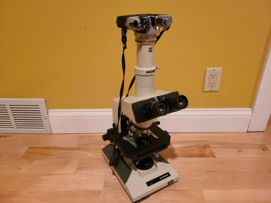 Olympus Bhtu Bh-2 Microscope Dplan 4/10/40/100 Splan Fl1 Camera Tube ...
