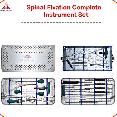 Spinal Fixation Complete Instruments Set Orthopedic Surgical Premium ...