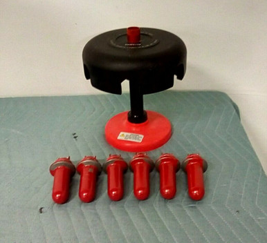 Beckman Part Sw 28 Centrifuge Rotor 28,000 Rpm W/ 117.7 Tubes & Buckets