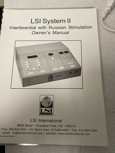 Interferential Electrical Muscle Stimulation Unit