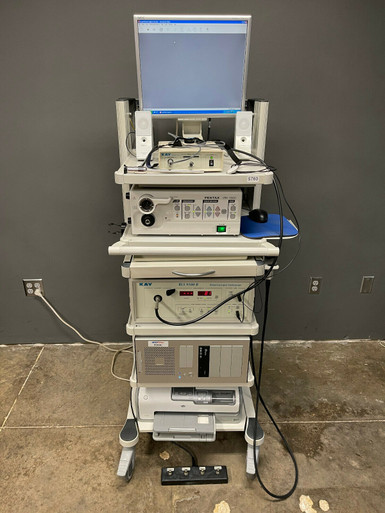 Kay Pentax Stroboscopy System Epk-1000 Rls 9100 B Rigid Scope 9106