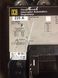 Square D Circuit Breaker, Lal36225 - SPW Industrial