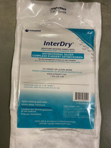 Coloplast Interdry Single Sheet 10" X 36"